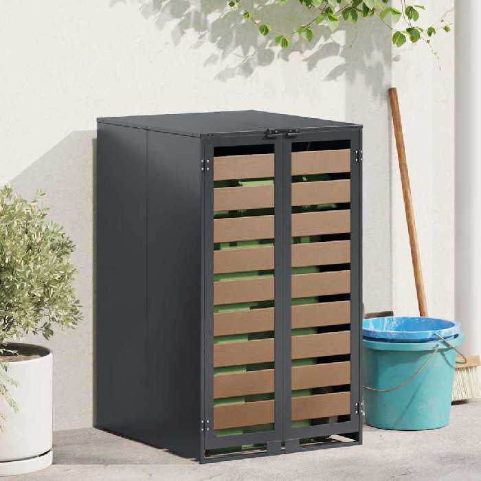 Wheelie Bin Storage with Gas Lift-up Lid - Available In 6 Sizes ...